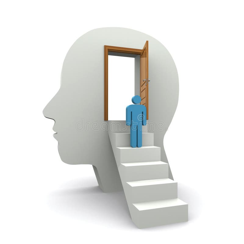 Get inside your mind stock illustration. Illustration of thought - 31228851