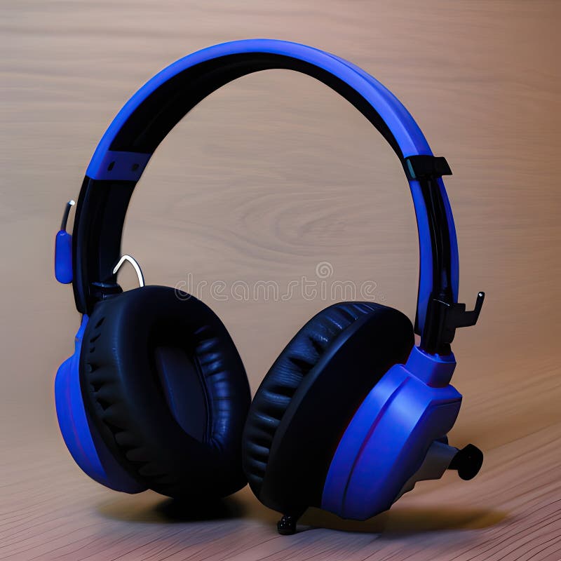 Get Inspired with Our Captivating Image of a Blue Headset. Created by ...