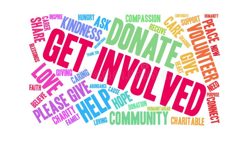 Get Involved Animated Word Cloud Stock Video - Video of background ...