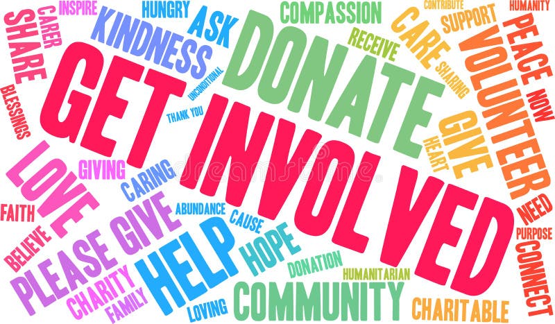 Get Involved Word CloudGet Involved Word Cloud Stock Illustration ...
