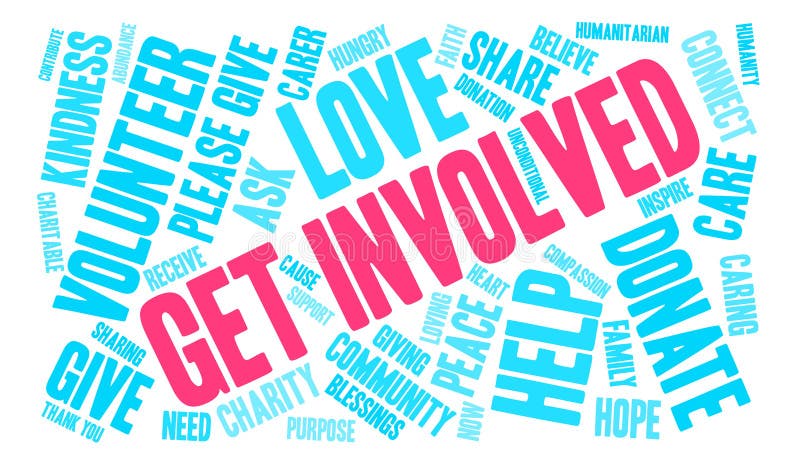 Get Involved Word CloudGet Involved Word Cloud Stock Illustration ...