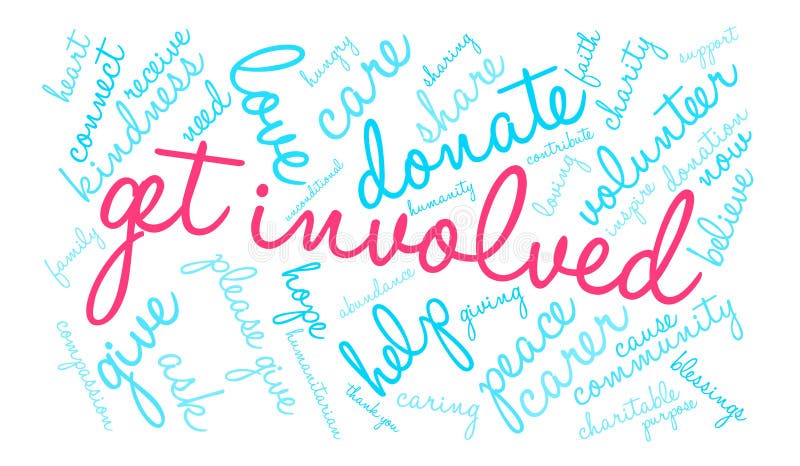 Get Involved Word CloudGet Involved Word Cloud Stock Illustration ...