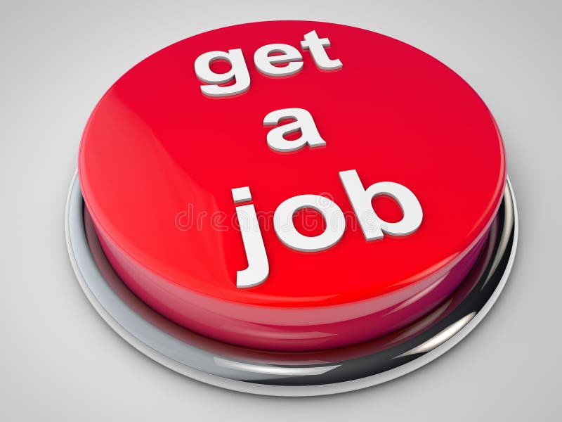 Get the Job - Arrows Diagram Stock Illustration - Illustration of ...