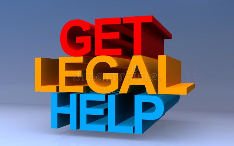Get legal help on blue stock illustration. Illustration of support ...