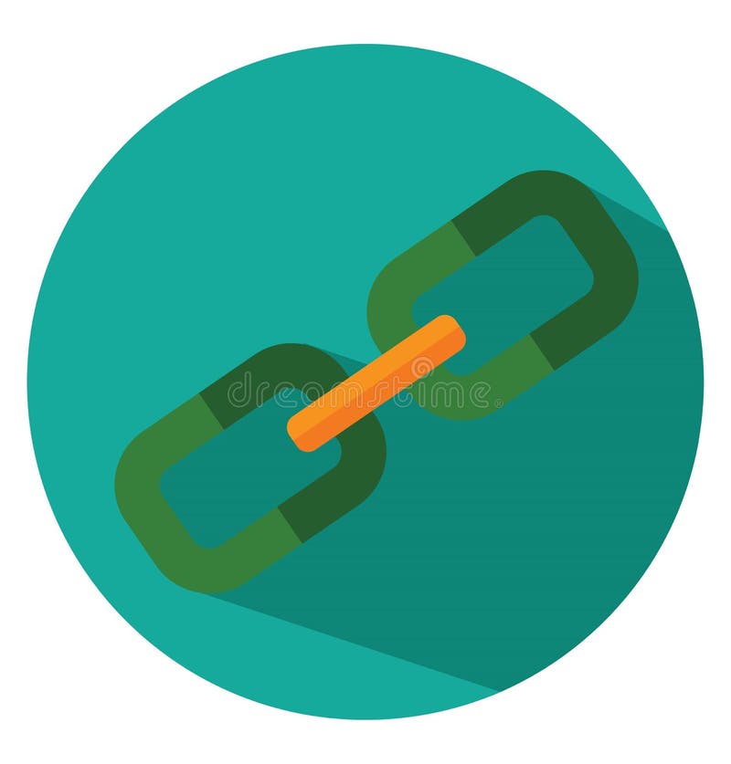 Get link, icon stock vector. Illustration of button - 261068006