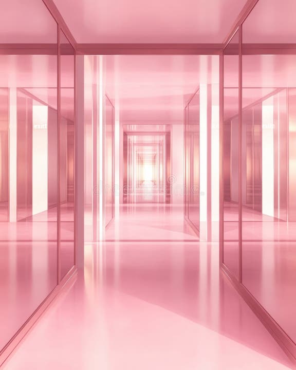 Labyrinth of Illusions Made of Mirrors in Pastel Frames with False ...