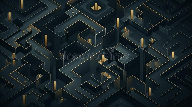 Get Lost in an Intricate Labyrinth Texture with Mesmerizing Mazelike ...