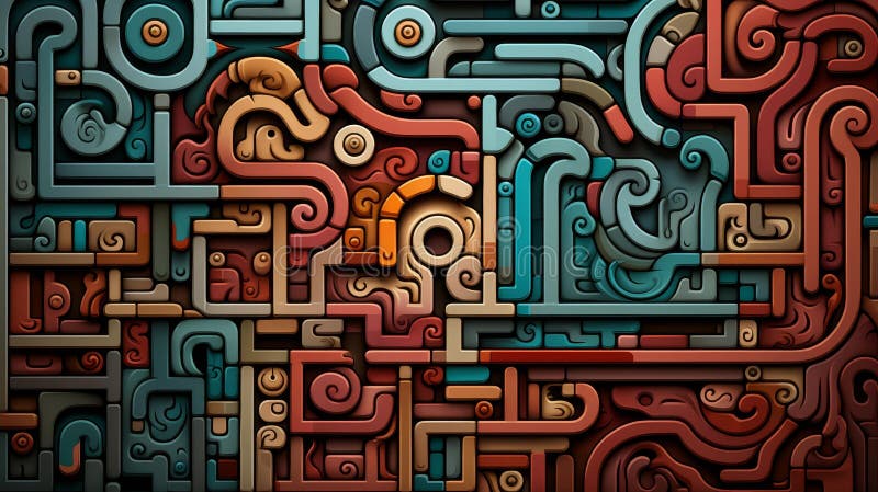 Get Lost in an Intricate Labyrinth Texture with Mesmerizing Mazelike ...