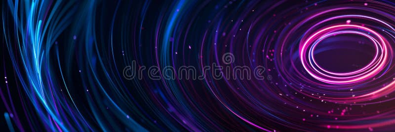 Get Mesmerized by the Cosmic Vortex Neon Lights and Swirls in a ...
