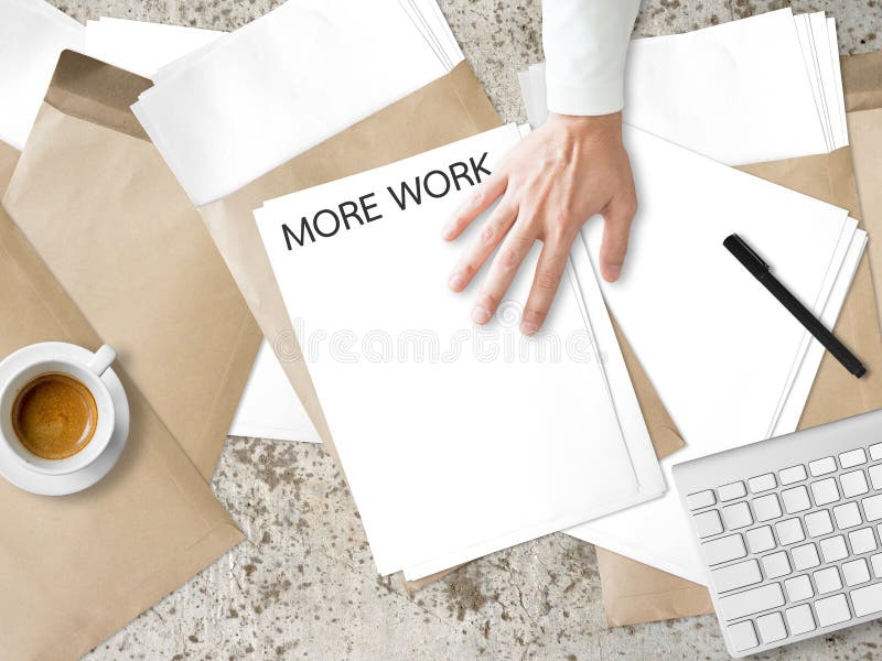 Get more work. stock image. Image of manager, task, boss - 76278677