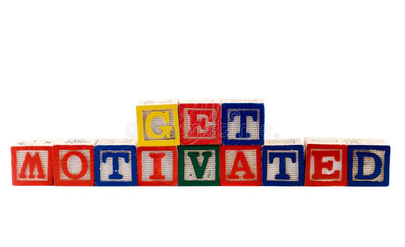 Get Motivated stock photo. Image of educational, vintage - 8097414