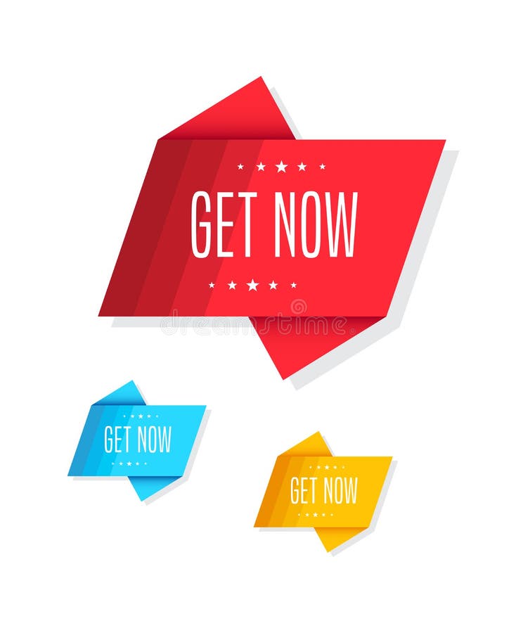 Get Now Shopping Tags stock illustration. Illustration of label - 263608147