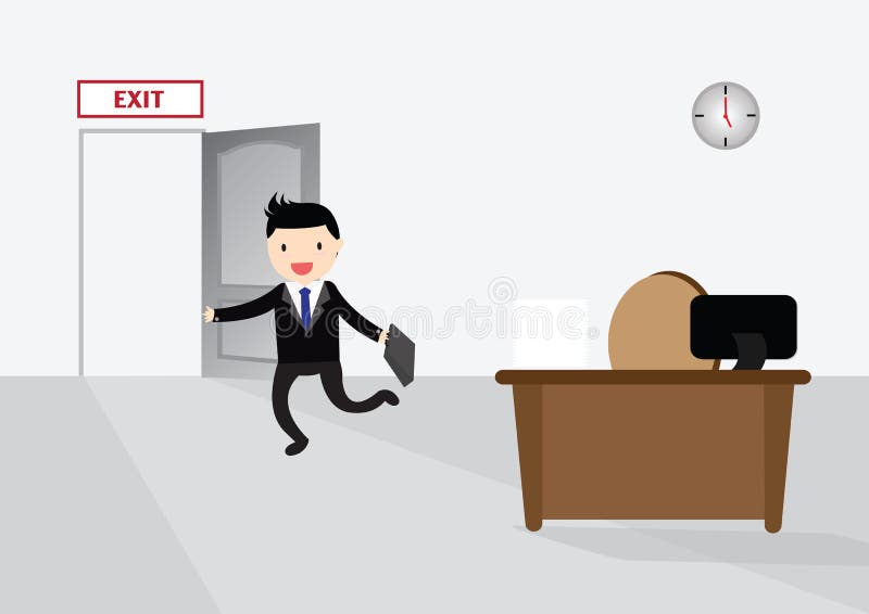 Get Off Work Stock Illustrations – 192 Get Off Work Stock Illustrations ...