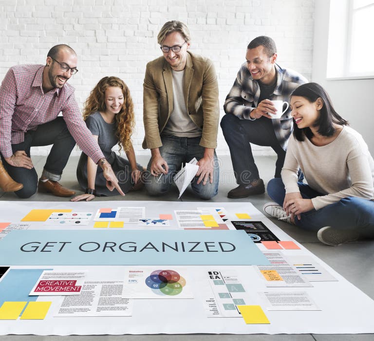 Get Organized Management Planning Concept Stock Photo - Image of ...
