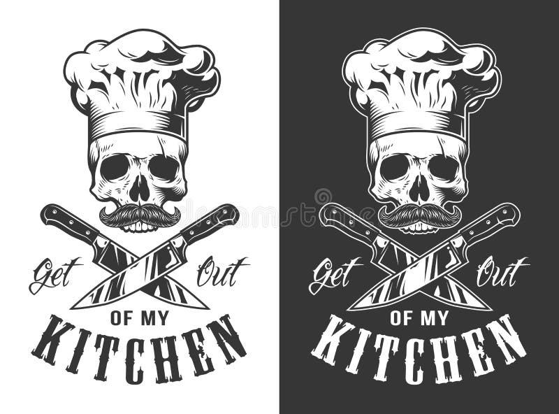 Get out of my kitchen stock vector. Illustration of cooking - 116383194