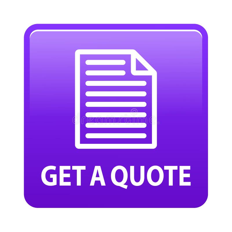 Get a quote button stock vector. Illustration of help - 200544257