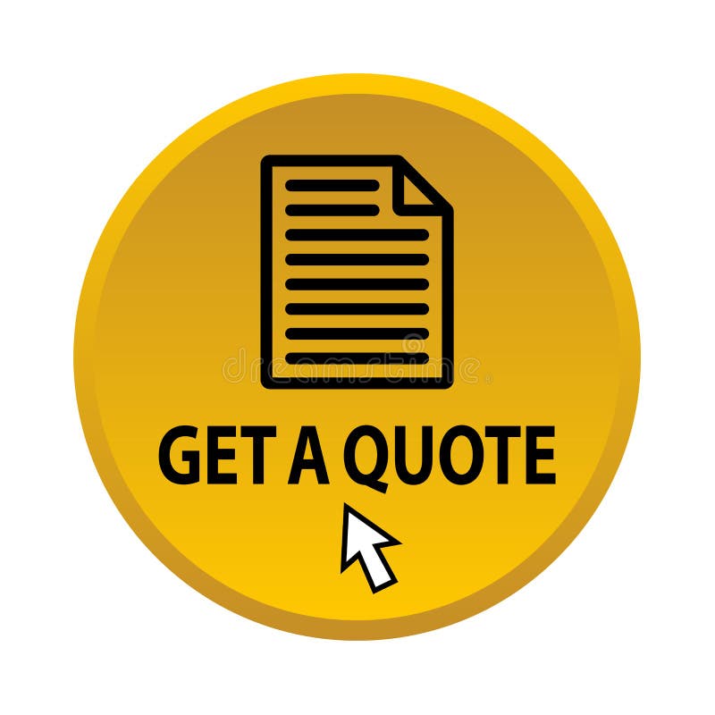 Get a quote button stock vector. Illustration of feature - 200544331