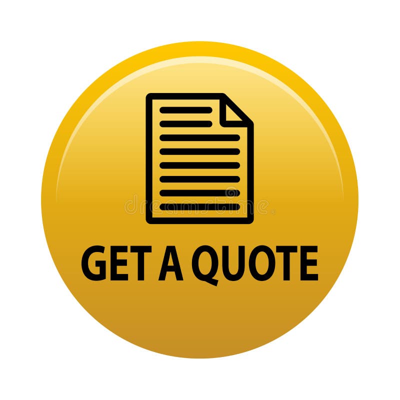 Get a quote button stock vector. Illustration of help - 200544379