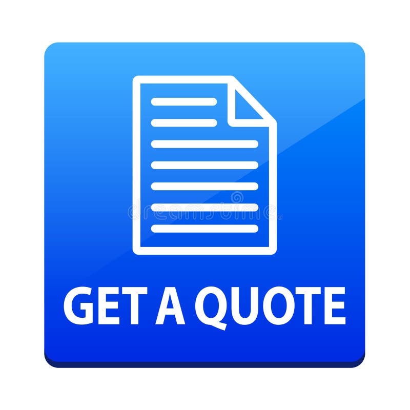 Get a quote button stock vector. Illustration of icon - 200025389