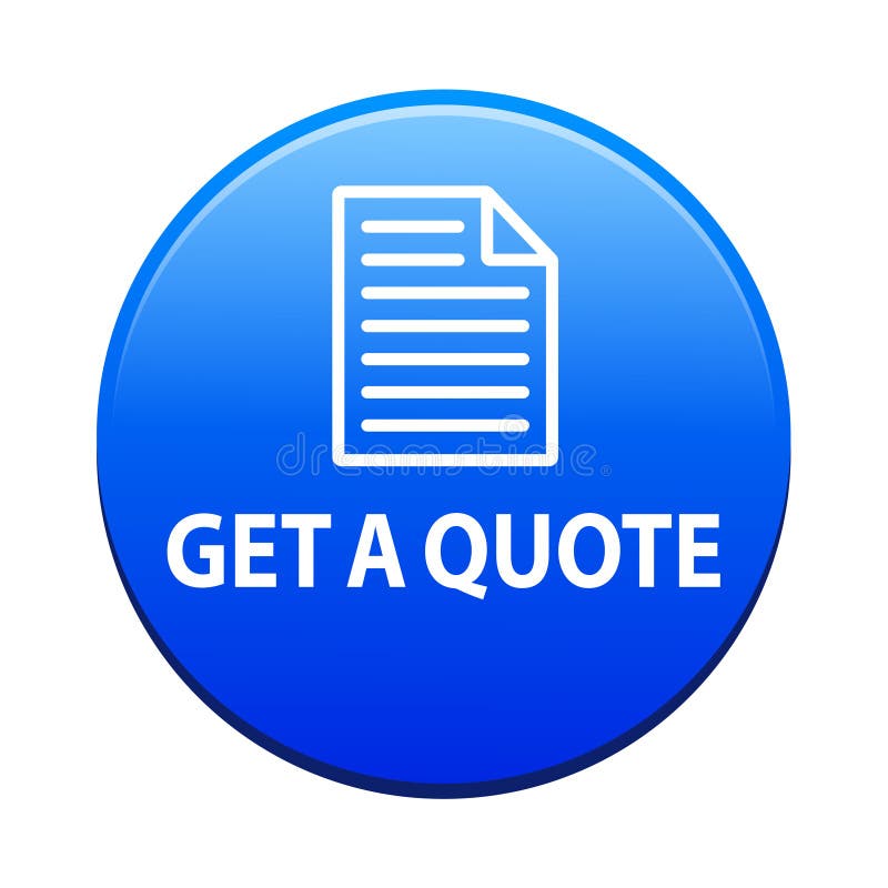 Get a quote button stock vector. Illustration of hand - 200025555