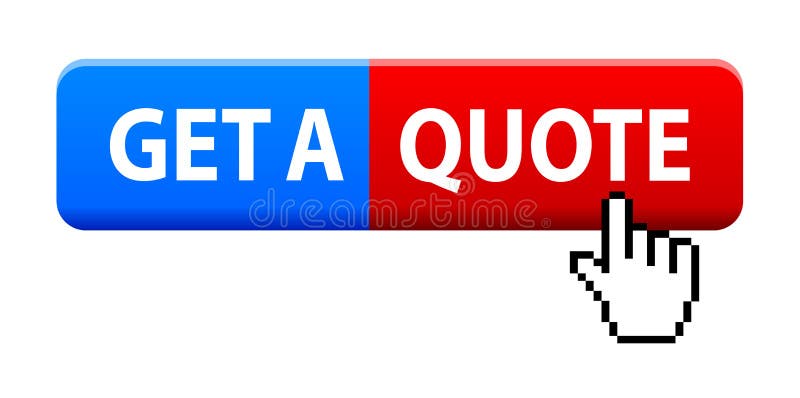 Get a quote button stock vector. Illustration of button - 200026827