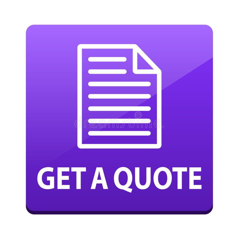 Get a quote button stock vector. Illustration of banner - 200026029