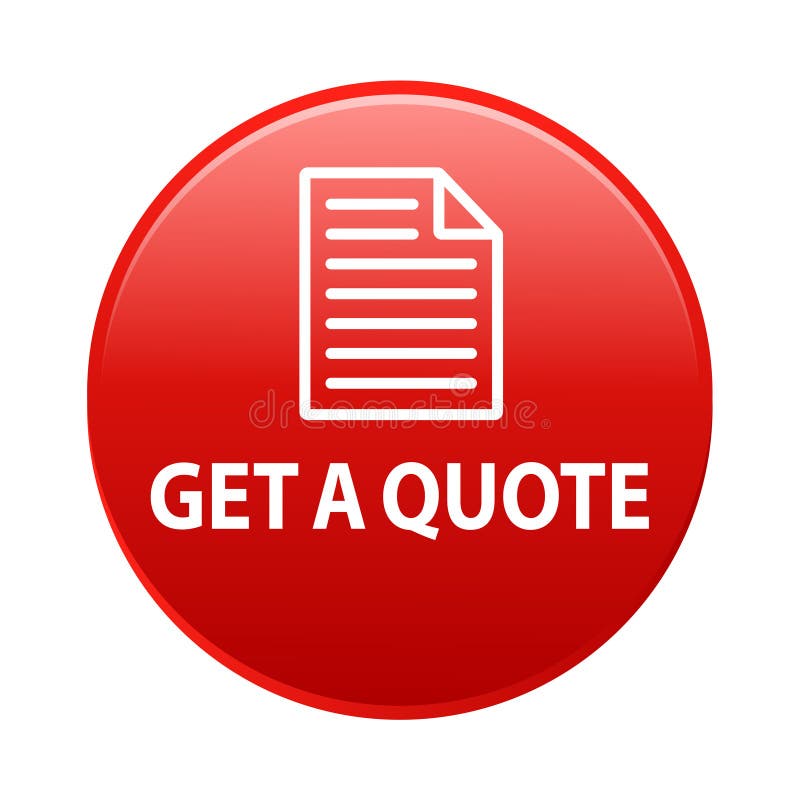 Get a quote button stock vector. Illustration of hand - 200026292