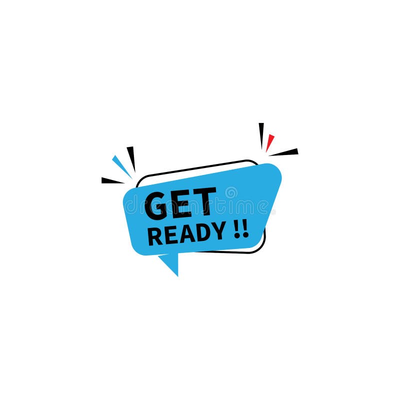 Get Ready Icon Design Template Vector Stock Illustration - Illustration ...