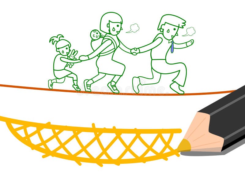 Tightrope Net Stock Illustrations – 33 Tightrope Net Stock ...