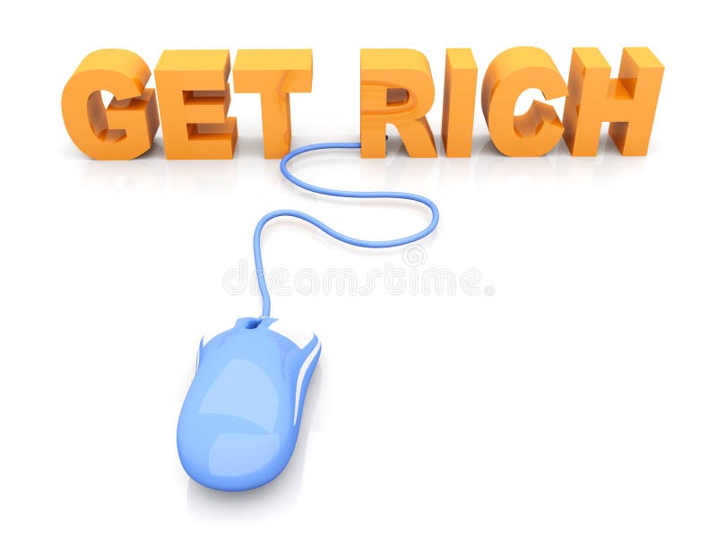 Get Rich stock illustration. Illustration of clipart - 26849821