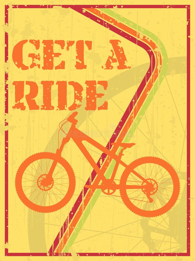 Ride a bike stock vector. Illustration of recreational - 34523463