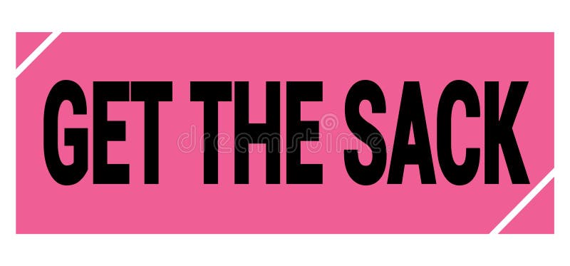 GET the SACK Text Written on Green-black Rectangle Stamp Stock ...