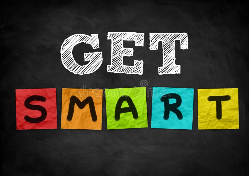 Get Smart Chalkboard Illustration Concept Stock Illustrations – 1 Get ...