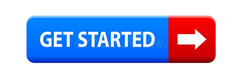 Get started button stock vector. Illustration of corporate - 199850023