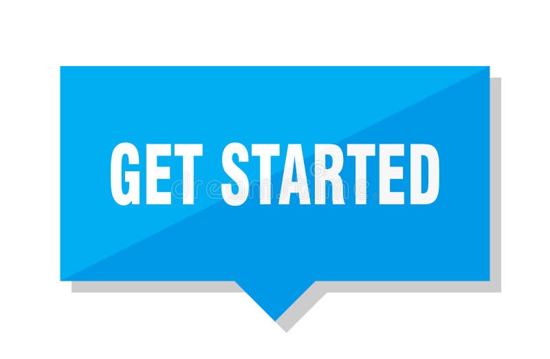 Get Started Blue Square Isolated Web Button Stock Vector - Illustration ... Get Started Blue Square Isolated Web Button Stock Vector - Illustration ...