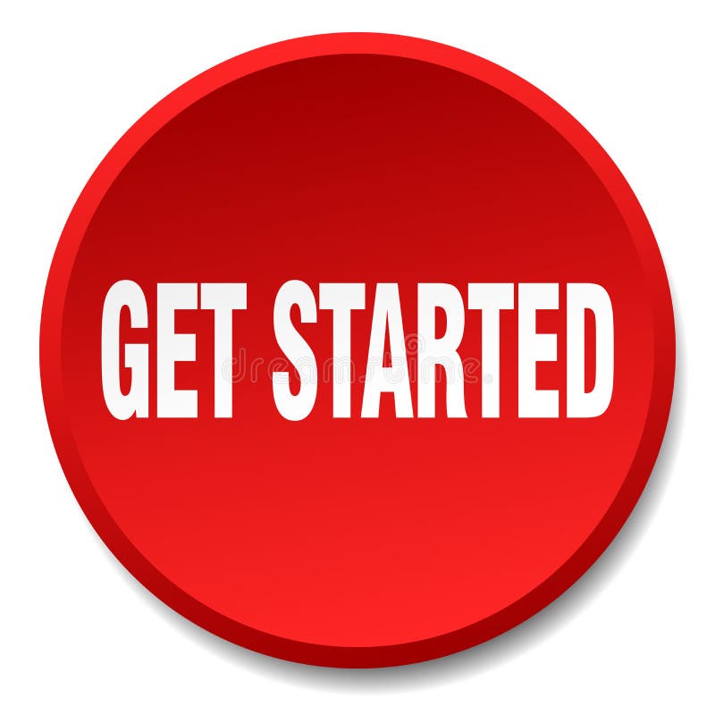 Get Started Red Button Stock Illustrations – 268 Get Started Red Button ...