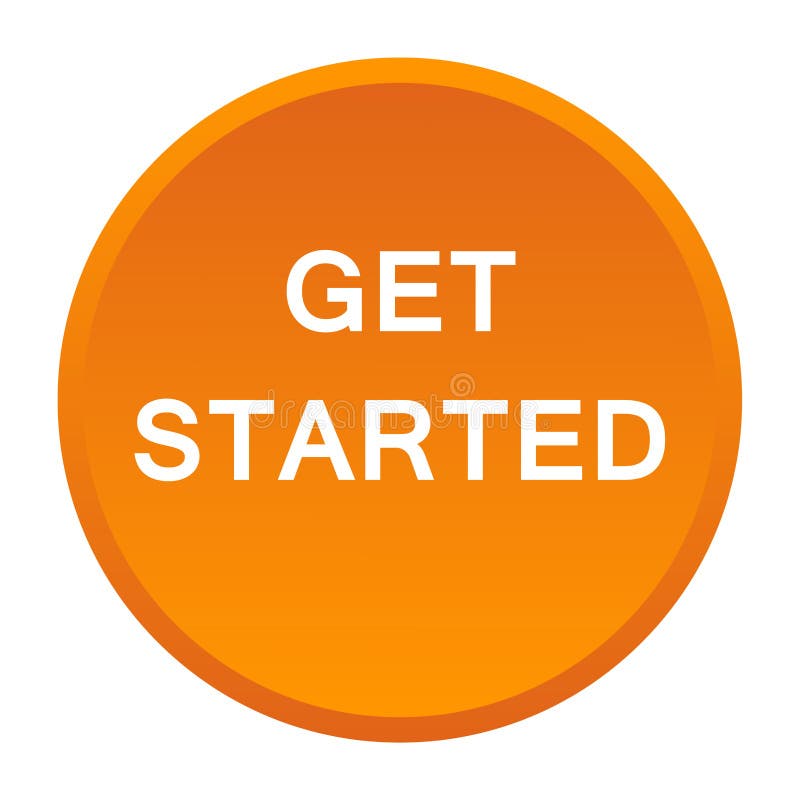 Get Started Illustration Buttons Orange Stock Illustrations – 51 Get ...