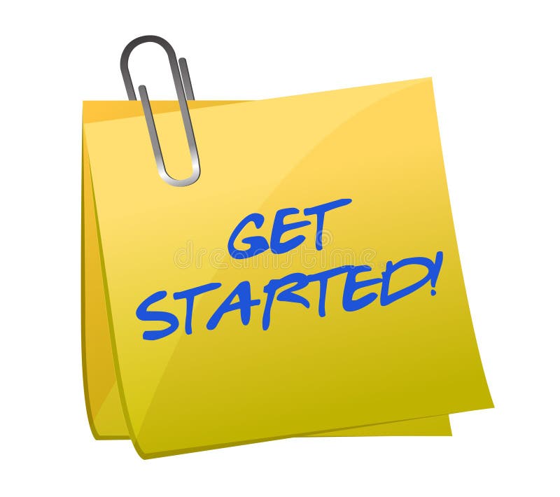 Getting Started Icon stock vector. Illustration of paper - 6655642 Getting Started Icon stock vector. Illustration of paper - 6655642