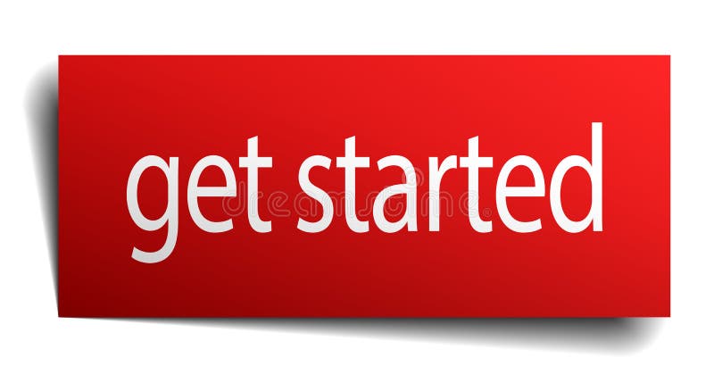 Get Started Red Button Stock Illustrations – 250 Get Started Red Button ...