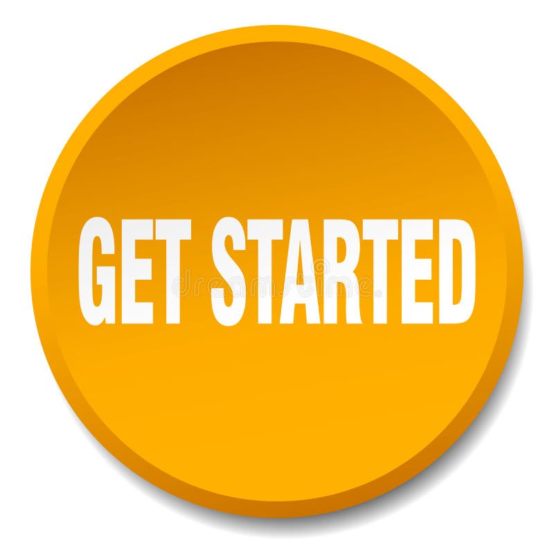 Get Started Icon Isolated On White Background Stock Vector ... Get Started Icon Isolated On White Background Stock Vector ...
