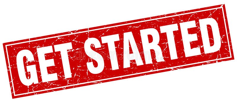 Get started stamp stock vector. Illustration of stamp - 125006895