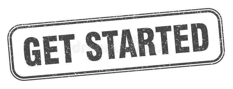 Get started stamp stock vector. Illustration of stamp - 125006895