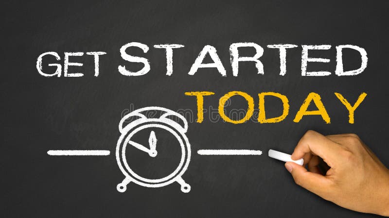Get started today stock photo. Image of innovation, start - 48139522