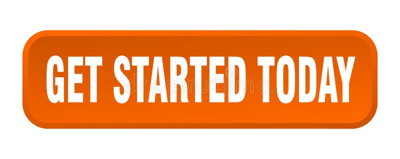 Get Started Today Speech Bubble. Stock Vector - Illustration of speech ...