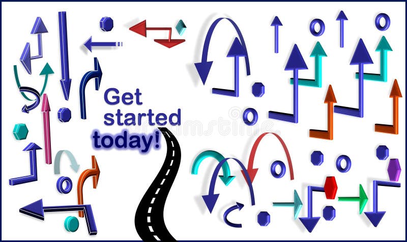 Getting Started Icon stock vector. Illustration of paper - 6655642 Getting Started Icon stock vector. Illustration of paper - 6655642