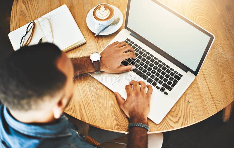 Get Started on that Write-up of Your Next Success. High Angle Shot of a ...