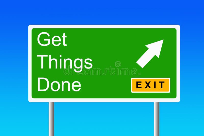 Get things done stock illustration. Illustration of mental - 16733613
