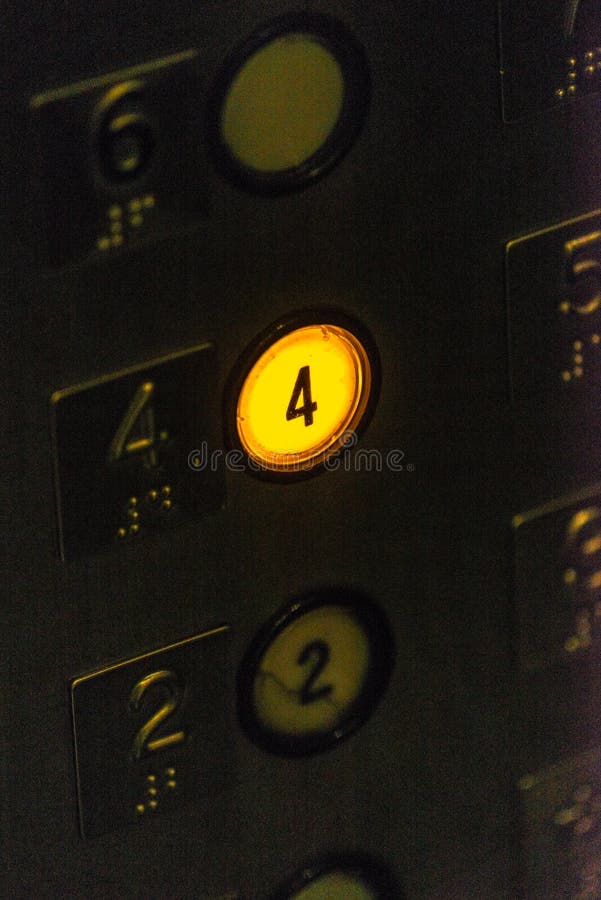 Fourth Floor stock photo. Image of panel, lift, control - 205363902