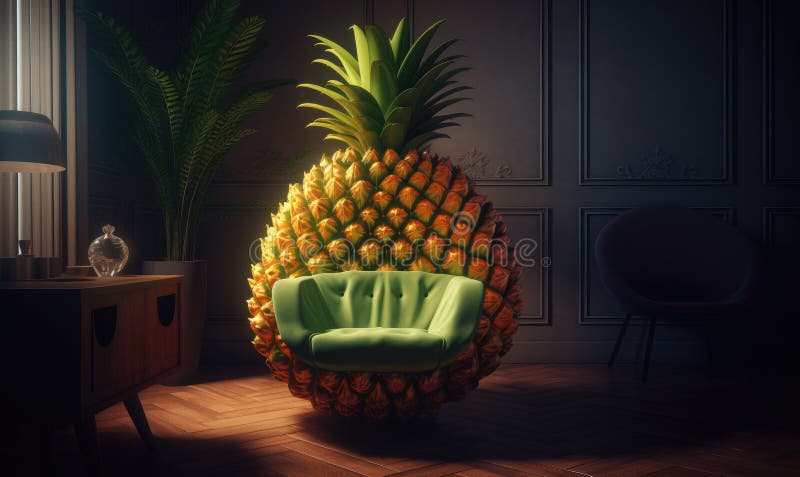 Get Tropical Vibes with this Unique Ananas Armchair Design Creating ...