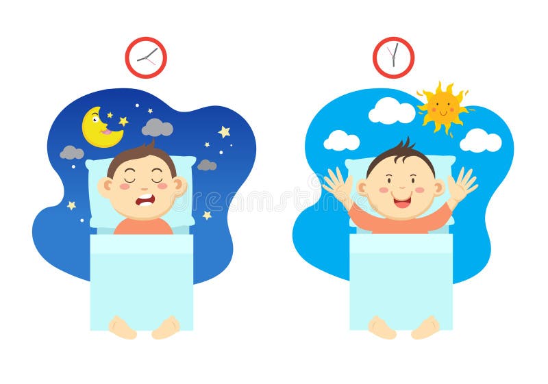 Child Get Up Early Stock Illustrations – 19 Child Get Up Early Stock ...